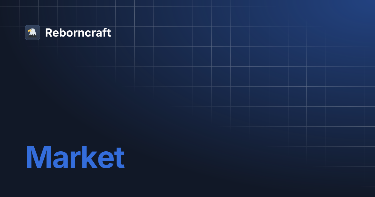 Market | Reborncraft